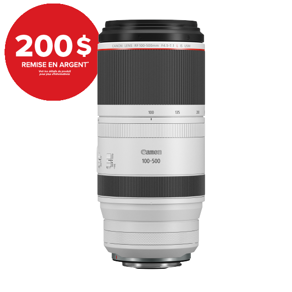 Canon RF 100-500 mm F4,5-7,1 L IS USM | Objectif RF